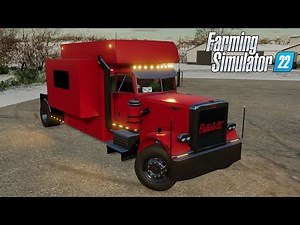 Peterbilt 359 Toterhome - Farming Simulator 2022[FS22 LS22 Vehicle Mod] #fs #truck #farmingsimulator