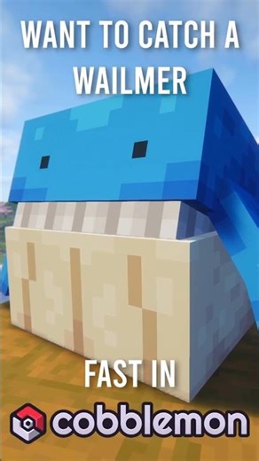 How to Find Wailmer FAST in Cobblemon! #cobblemon #minecraft #pokemon