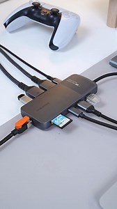 2.2K views · 72 reactions | The Unseen Benefits of a Multi-port USB-C Hub Explore how integrating a single, versatile tool like our 10-in-1 USB-C Hub into your workspace can dramatically reduce clutter and boost productivity. Perfect for professionals looking for elegance and efficiency. #cabletime #tech #usbchub #adapter #dockingstation #homeoffice #macbookaccessories #unboxing | CABLETIME | Facebook
