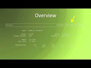 How to Use Stata's Codebook Command