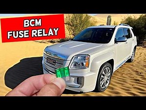 GMC TERRAIN BCM Body Control Module Fuse Relay Location Replacement 2010 2011 2012 2013 2014 2015 20