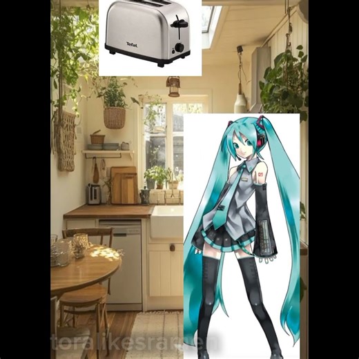Miku toaster explode?? || I am running out of ideas help|| #miku #toaster #original