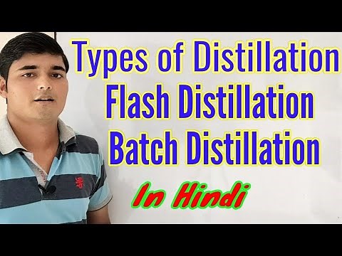 Type of distillation, Flash distillation, Batch distillation | Chemical Pedia
