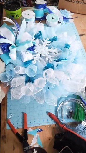 4.9K views · 83 reactions | TMI Gifts Kit tutorial now available on YouTube shop this kit at TMI Gifts Use code OWL20 for 20% off your order #wreathmaker #howto #tutorial #diy #crafty #wreath #winter #frozen | Southern Owls | Facebook