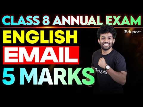 How to Write an Email | English Discourse | Class 8 English | Eduport