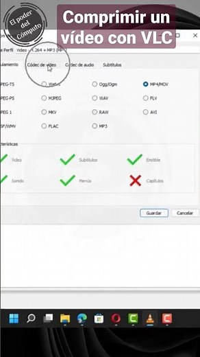 Comprimir un vídeo con VLC #shorts #videos #tips
