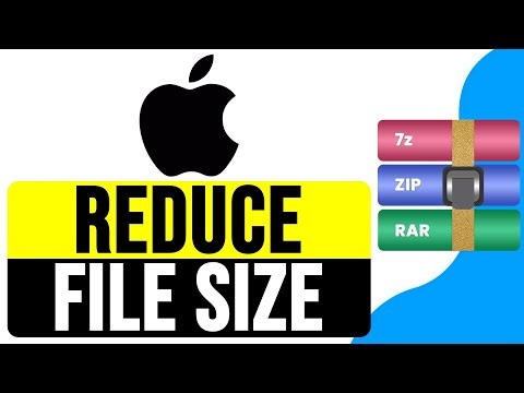 How to REDUCE FILE SIZE on MAC 2025 | Compress ZIP File to SMALLER Size