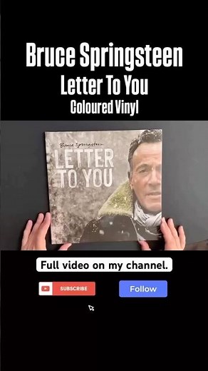 Bruce Springsteen: Letter To You (Coloured Vinyl)