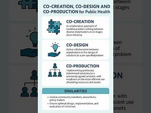 Co-creation, Co-design, and Co-production for Public Health