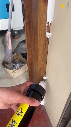 Door Frame Caulking #diy #caulk #shorts