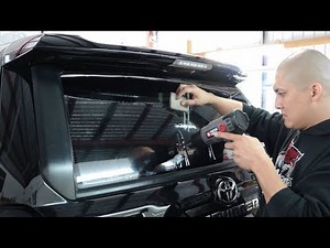 How to: Toyota 4Runner solo back window tint install