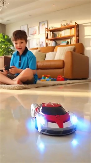 Meet the ultimate Wall-Climbing RC Car – it zooms on floors AND climbs walls like a gecko! Packed with cool LED lights, super speed, and easy controls, this electric remote-control racer is perfect for adventurous kids ages 3-9. Whether for boys or girls, it’s the ideal gift for races, stunts, and endless fun! 🚗💨 #RCAdventure #ToyCarGift #GeckoRacer #KidsToys #RemoteControlFun