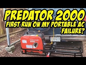 I Bought the PREDATOR 2000 Generator… Will It Power an AC? Unboxing, setup, and first use! Failure?
