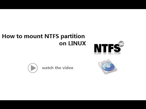 how to mount ntfs partation in linux | Linux Tutorial