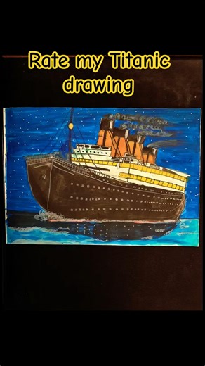 "I drew Titanic… and this happened" #shorts #shortsfeed #trending #art #drawing #titanic #ytshorts