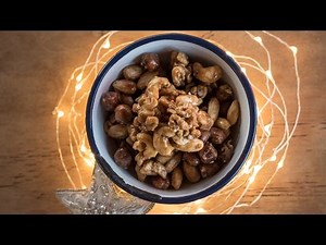 Sticky Spicy Salty Nuts | Vegan snack recipe | Camper Van cooking