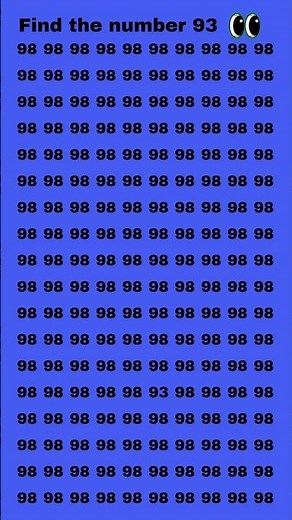 Find the number 93