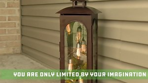 LitezAll LED Edison Bulb String Lights, Battery Operated Outdoor String Lights with Built-in Timer, Warm Glow Vintage Patio Lights for Indoor/Outdoor Decor & Gifting – 6-Pack (Batteries Not Included)