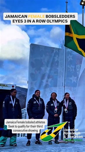 Jamaica Bobsleigh & Skeleton on Instagram: "History loading… 🇯🇲❄️ Jamaica’s female bobsled program is chasing a third-ever and third consecutive Olympic appearance since the 2018 debut in PyeongChang. Pilot Mica Moore looks to pick up where the torch was left after Beijing 2022, alongside veteran brakewoman Audra Segree. This weekend might not be guaranteed—but it could be crucial. With two top 3 finish could shuffle the deck and put Jamaica in position to earn a 2-woman sled spot for Milano C
