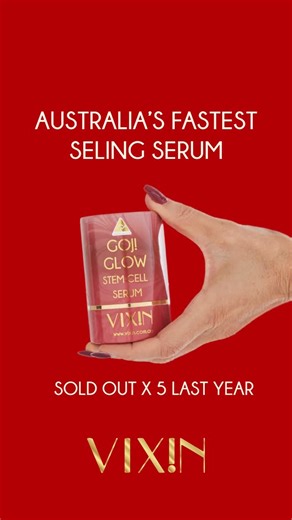 How to use Australia's fastest selling planet stem cell serum - GOJI GLOW. Sold out 5 x last year. IN STOCK NOW! Our Chief Vixin Char runs us through how much the little dropper goes a long way. ㅤ All natural. Suitable for all skin types, ages and tones. This serum instantly boosts hydration, plumps, and enhances your natural glow. It’s designed for real skin, real results—giving you that healthy, radiant look without the fluff. In just a few drops, you’ll notice smoother, more balanced skin, wh