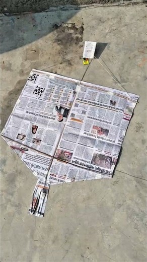 homemade kite vs market kite#makarsankranti