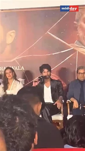 2.9K views · 20 reactions | At the trailer launch of O Romeo, Shahid Kapoor spoke about his long-standing work relationship with filmmaker Vishal Bhardwaj, calling it creatively enriching. He highlighted their mutual trust and shared understanding, shaped through acclaimed collaborations over the years (Triptii Dimri, Shahid Kapoor) | MiD DAY | Facebook