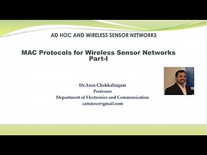 MAC Protocols for Wireless Sensor Networks- Part-I -Tamil-(EC8702- UNIT-3)
