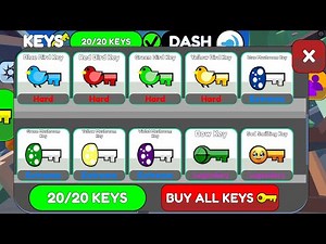 FIND THE KEYS How to get ALL x20 Keys FOREST Map [ Roblox ]