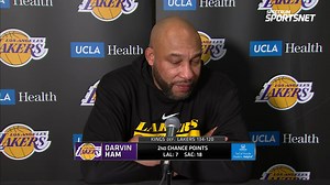 6.3K views · 625 reactions | Darvin Ham spoke post-game about the #Lakers defense against the Kings and playing shorthanded. | Spectrum SportsNet | Facebook