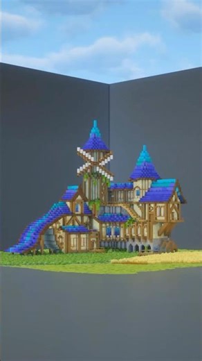 Azure Homestead | Minecraft Build Timelapse