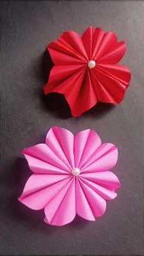 paper flower making part -3/handmade color paper flower #diy #colorpaperflower#papercraft