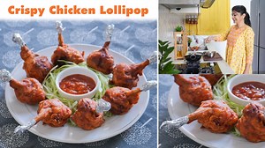 Perfect Crispy Chicken Lollipop Recipe | Indo-Chinese Starter Recipe INGREDIENTS Chicken Marination: - 250 gm Chicken Lollipop Pieces/चिकन लॉलीपॉप पीसेस - 1 Tsp Ginger Garlic Paste/अद्रक लहसुन पेस्ट - 1 Tsp Soy Sauce/सोया सॉस - Salt/नमक Coating: - 1/4 Cup Cornflour/कॉर्नफ्लोर - 1/4 Cup Maida/मैदा - 1/4 Tsp Spicy Chilli Powder/तीखी मिर्च पाउडर - 1 Tsp Byadgi Chilli Powder/ब्यड़गी मिर्च पाउडर - 1 Tsp Ginger Garlic Paste/अद्रक लहसुन पेस्ट - 2 Pinch Black Pepper/काली मिर्च - Salt/नमक - Oil for Frying