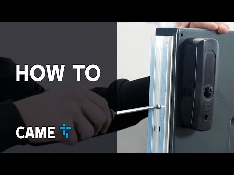 CAME EDG how to install sensitive edges