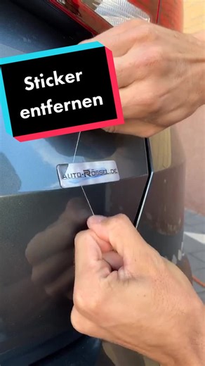 Auto Sticker Entfernen – Schritt für Schritt Anleitung