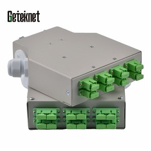 [Hot Item] Geteknet OEM Unloaded Geteknet 6-8 Port Fiber Optic Terminal DIN Rail Box ODF Patch Panel for 4G WiFi Unloaded Fibra Optica Distribution