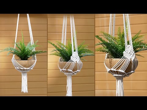 DIY Macramé Plant Hanger NEW Pattern Tutorial | Room Decor Ideas