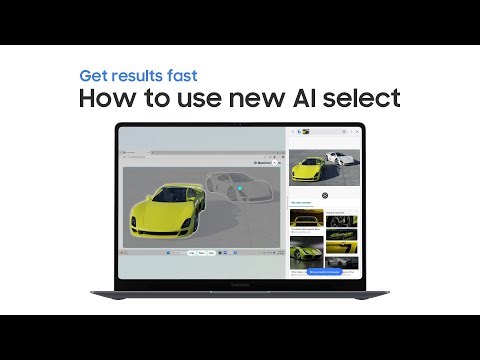 How to use new AI select features on Galaxy Book | Galaxy AI | Samsung