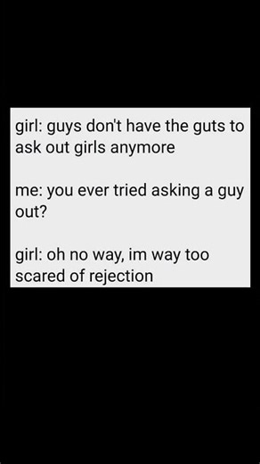 girls and guys both fear rejection | Subscribe for more #motivation 😊👍