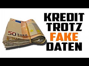 75.000€ Kredit trotz falscher Daten bekommen