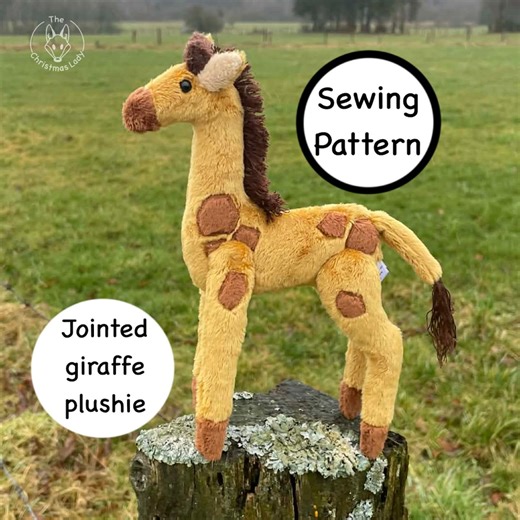 Giraffe Plush Sewing Pattern – Instant Digital Download - Step by Step Tutorial Handmade Stuffed Animal - Etsy UK