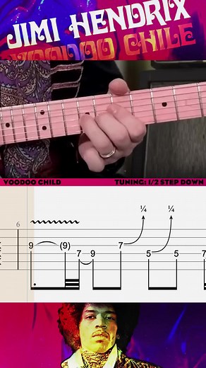 Voodoo Child Guitar Tabs and Tutorial