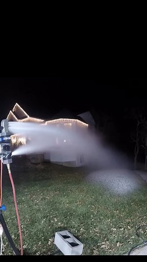 Backyard Snowstorm on TikTok