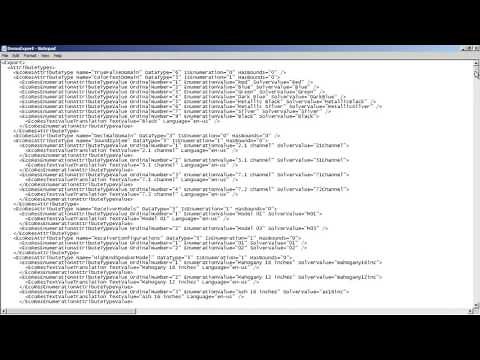 Microsoft Dynamics AX: Product Configuration - Import and Export