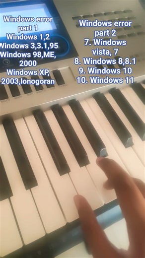 windows error part 2#keyboard #evaluation of Windows