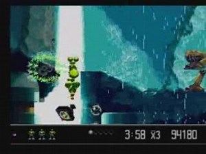 Vidéotest vector-man (méga drive )