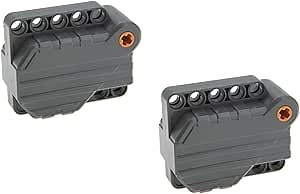 2Pcs Pullback-Motor Technic-Parts Compatible with 12787c01 6143751 Building Brick MOC Motor6 x 5 x 3