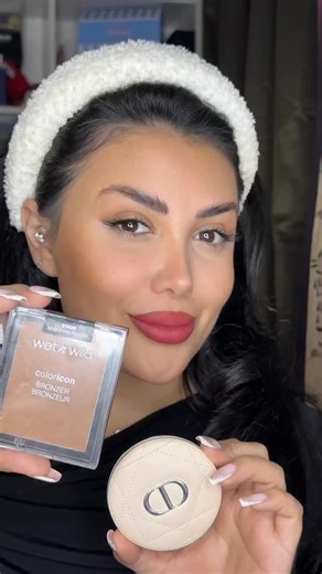 Aysel Nasirova on Instagram: "Sizcə davamı gəlsin? Bənzər məhsulları müqayisə edək☺️ Nəyi istəyirəm, nəyi ala bilərəm? #aysmakeupdupe ✨ Sizcə? @diorbeauty & @wetnwildbeauty #aysmakeup #dupe #wetnwildbeauty #diorbeautylovers"