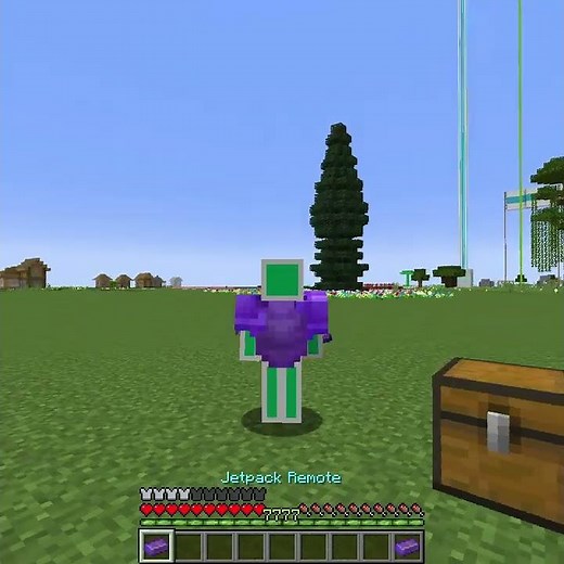 Cursed OP Jetpack in Minecraft