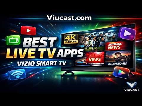 Best Live TV Apps for Vizio Smart TV Stream HD & 4K Channels