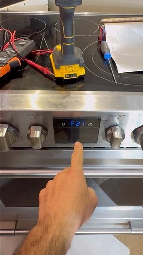 Frigidaire Stove F27 Error Code Fix | CPEH3077RF Oven Repair with code F27
